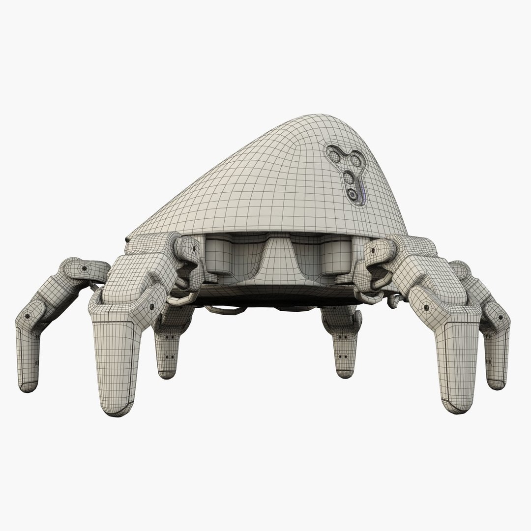 3D Hexa Robot Model - TurboSquid 1264179