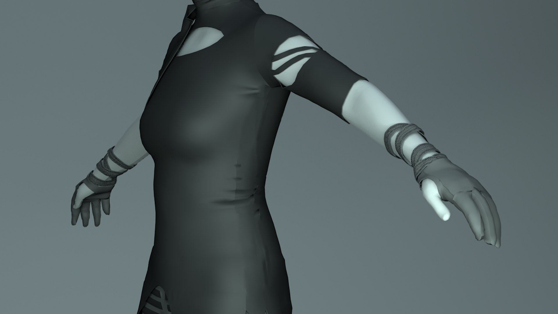3D Outfit Marvelous Designer Model - TurboSquid 1557393