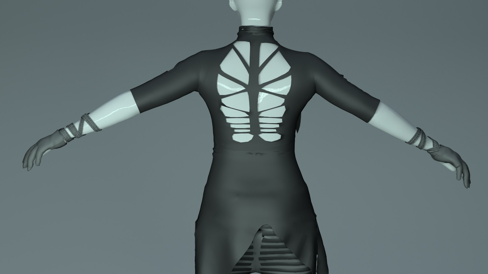 3D Outfit Marvelous Designer Model - TurboSquid 1557393