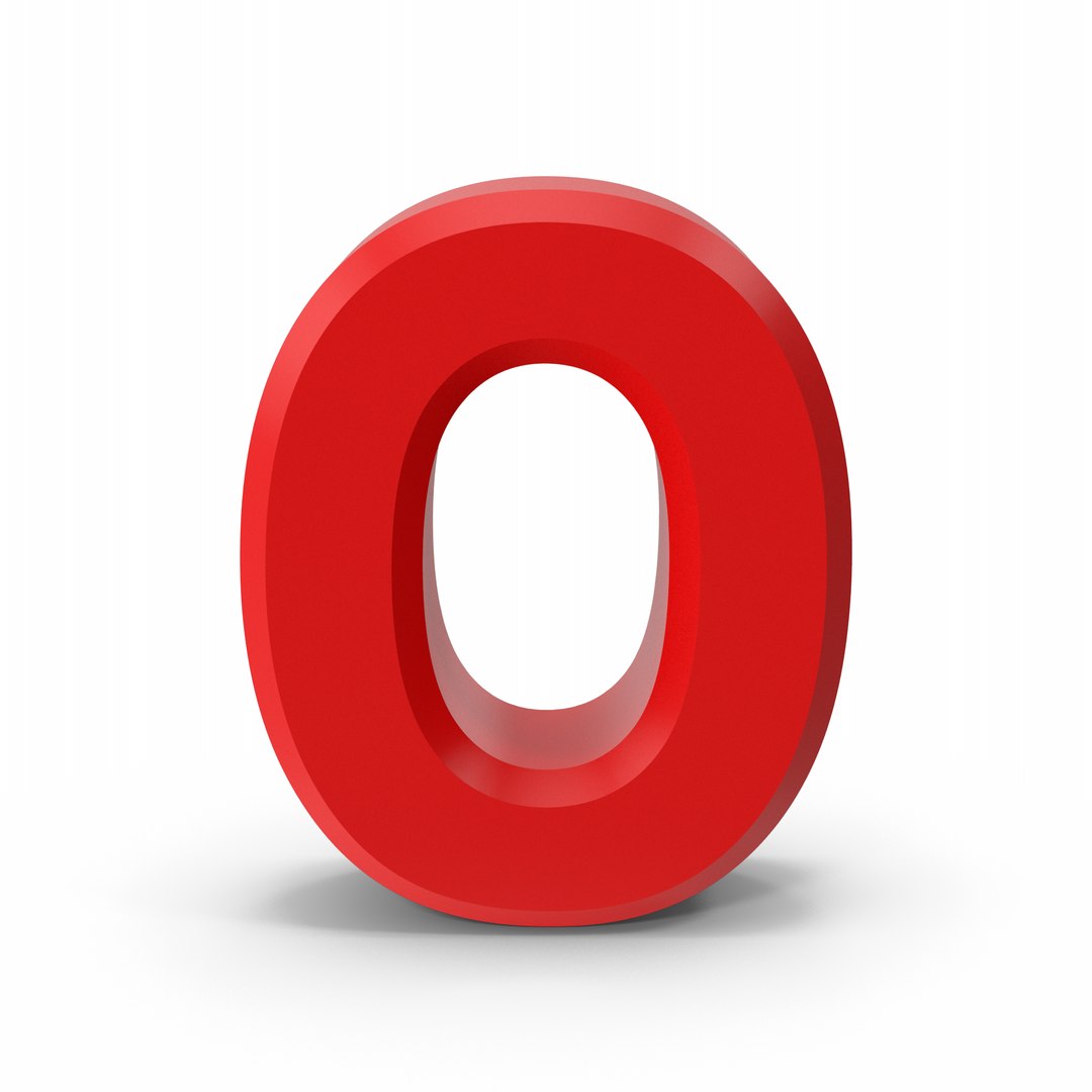 3D Letter O - TurboSquid 2272756
