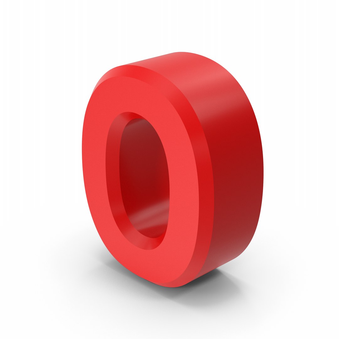 3D Letter O - TurboSquid 2272756