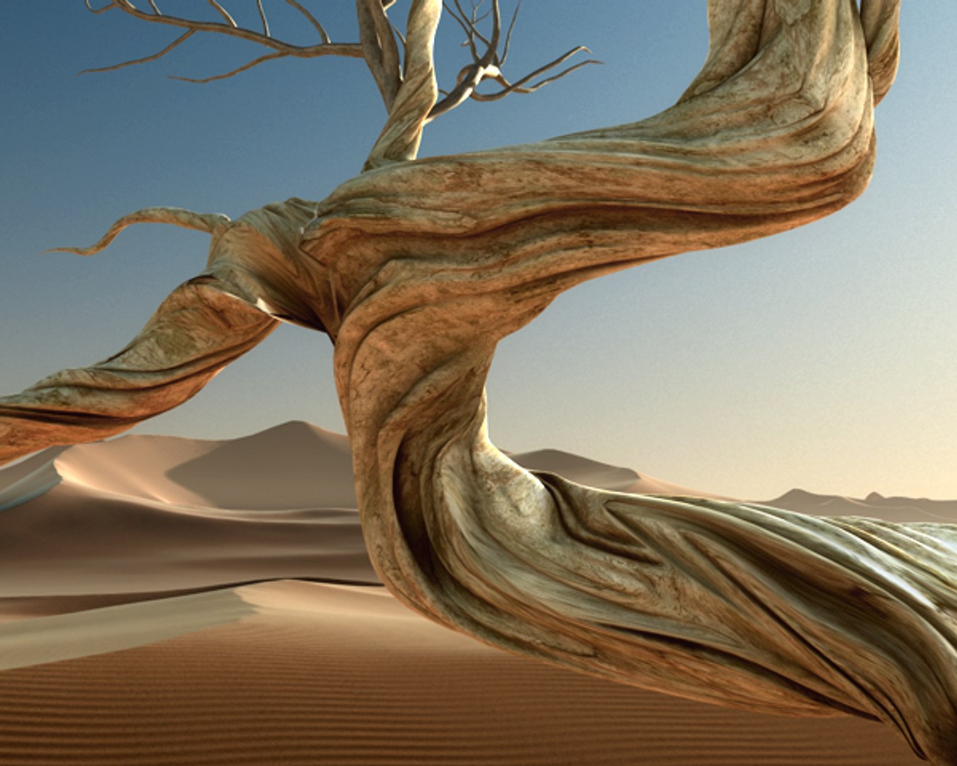 C4d Desert Tree