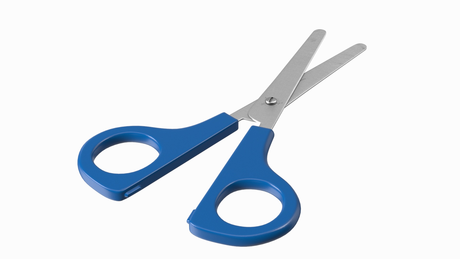School Scissors Blue Model - TurboSquid 2128797