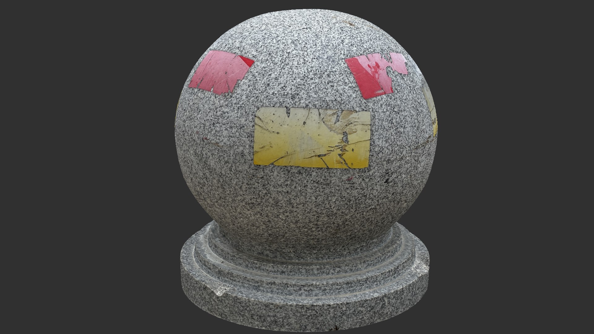 Round Stone Pier 3d Scan 3D Model - TurboSquid 1995383