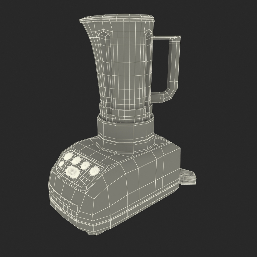 3ds Blender Black Modeled