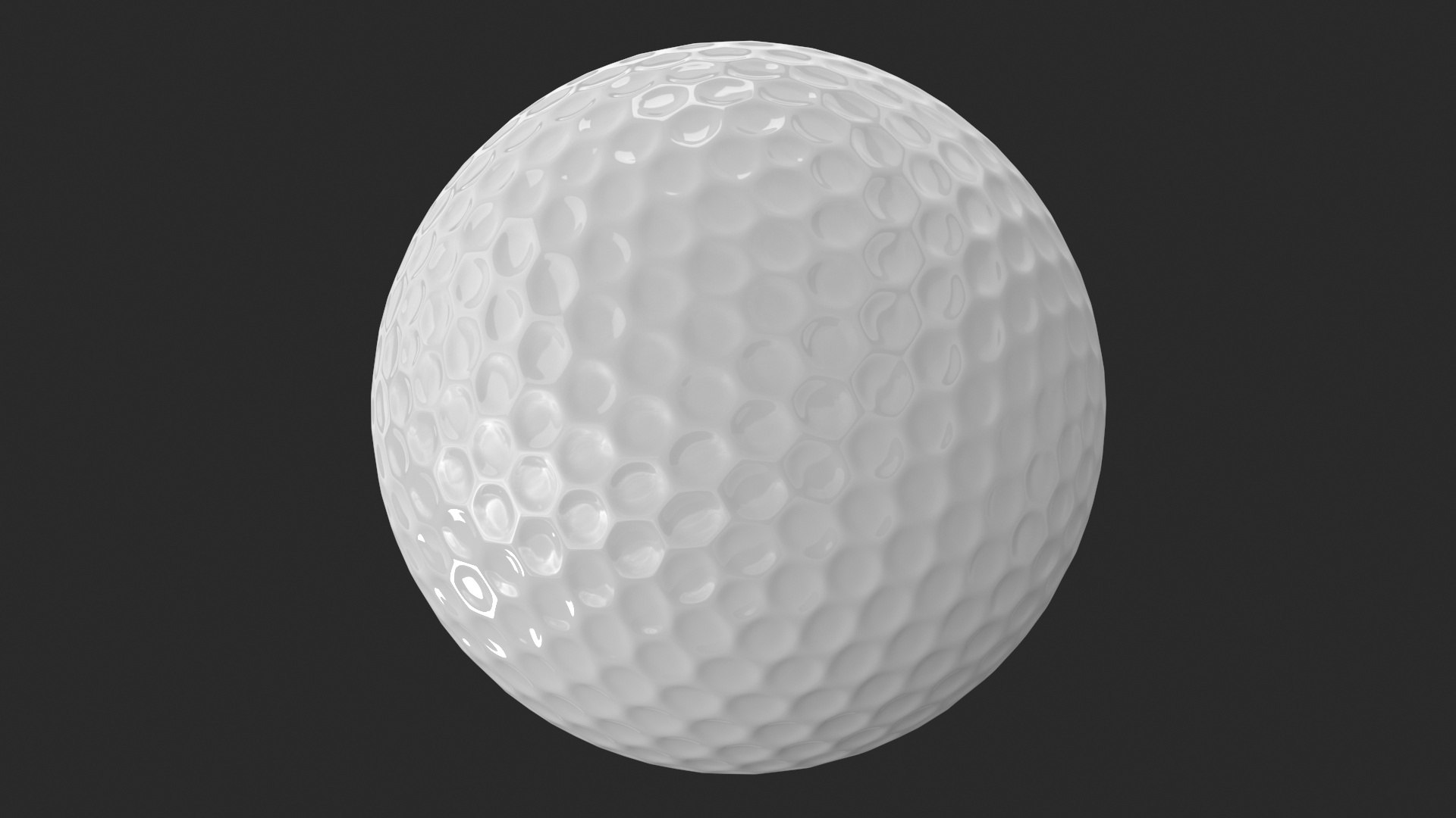 3D Golf Ball Model - TurboSquid 2252284