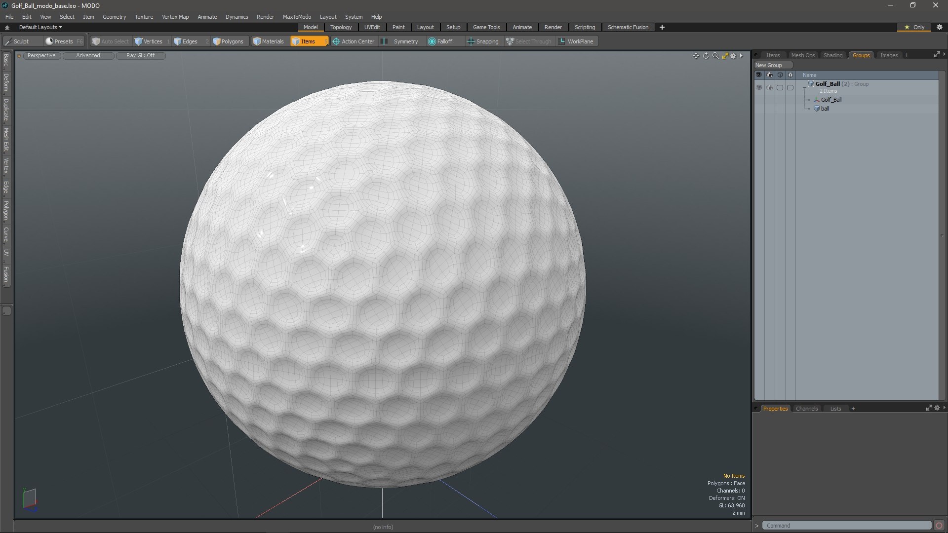 3D Golf Ball Model - TurboSquid 2252284