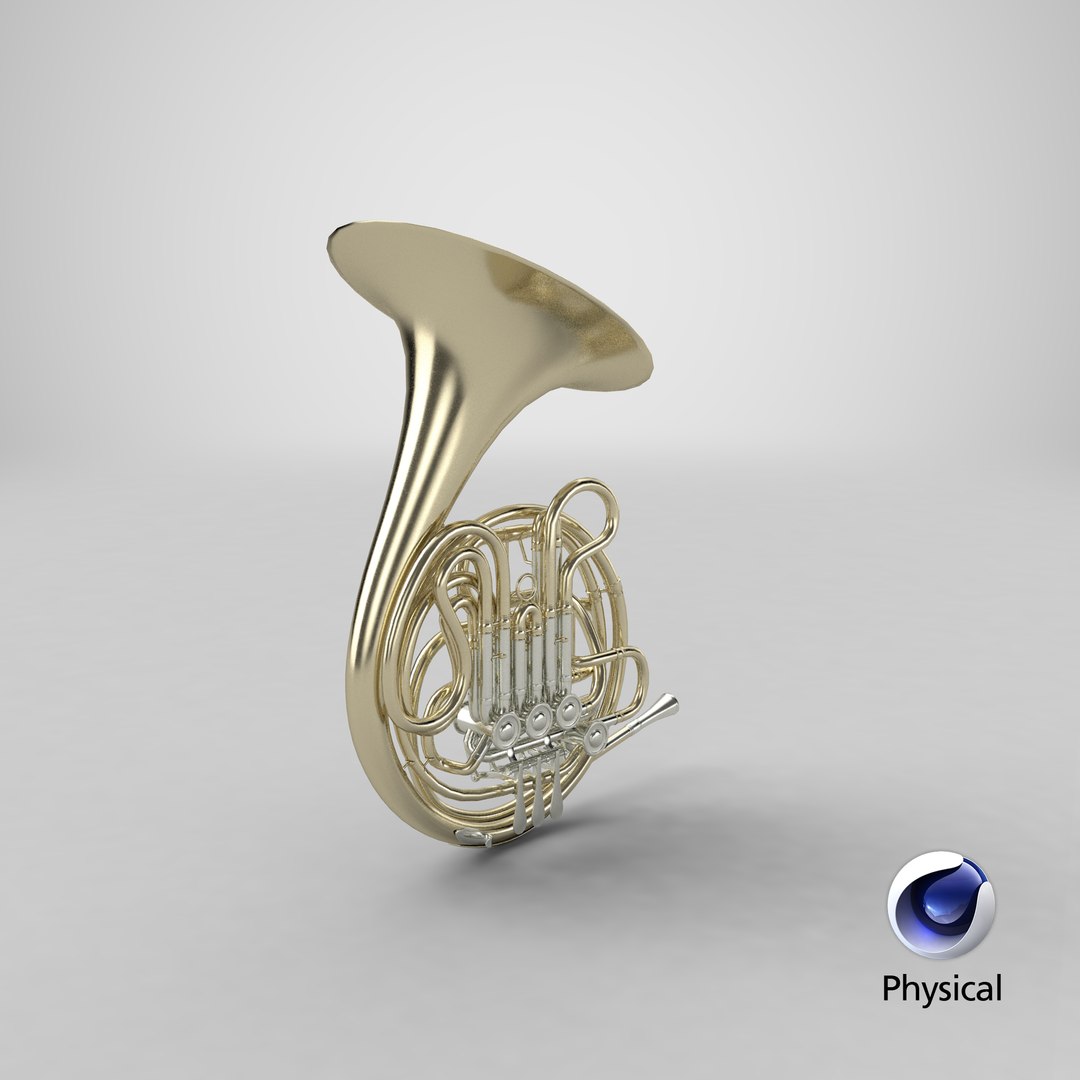 French Horn model - TurboSquid 1992262