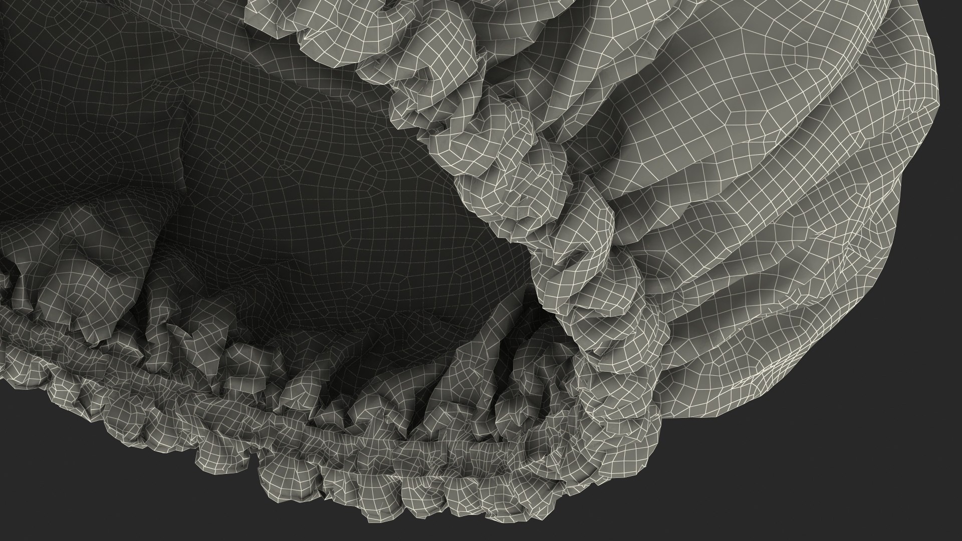 3D Satin Lined Shower Cap Blue Model - TurboSquid 1931294