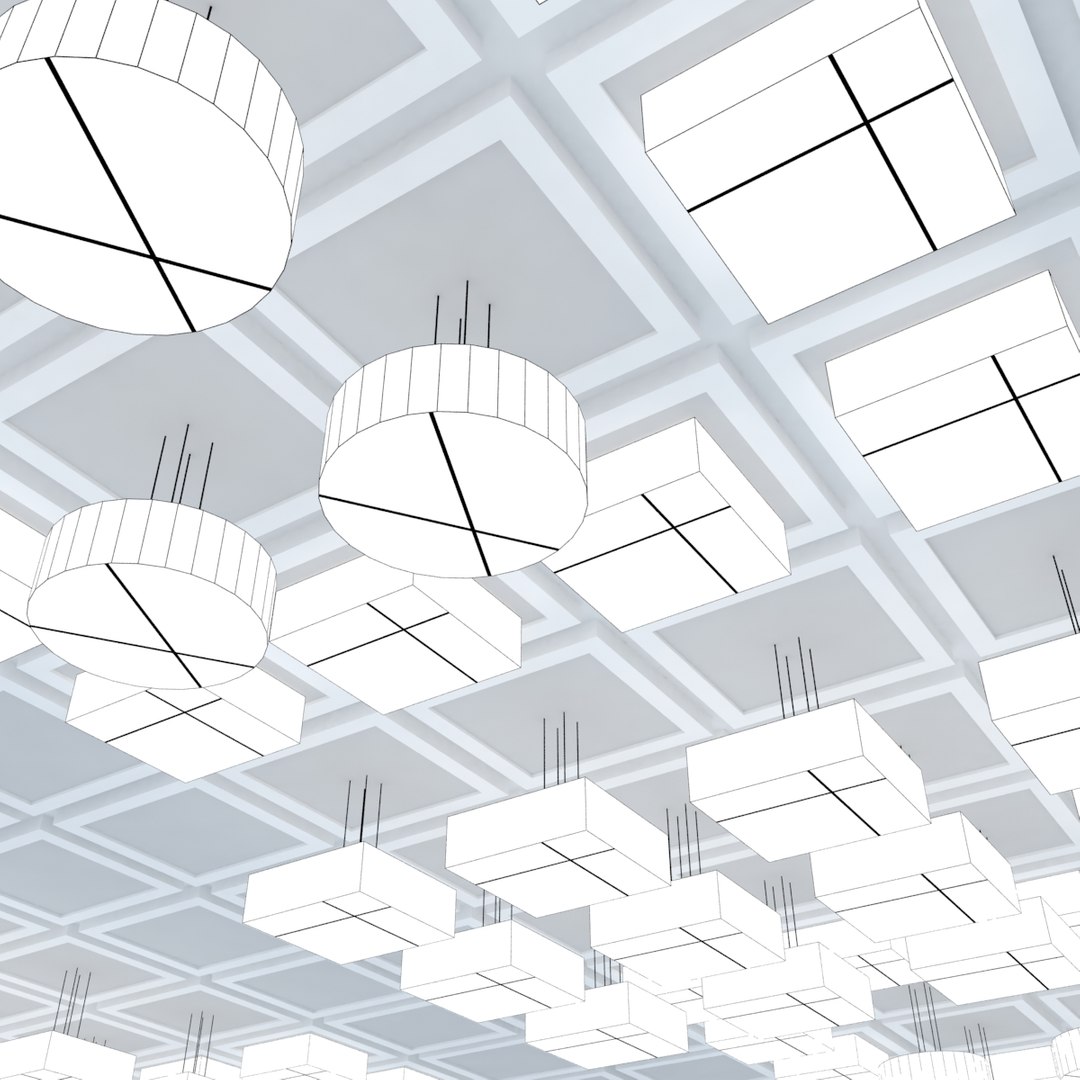 Shopping Center 3d Model