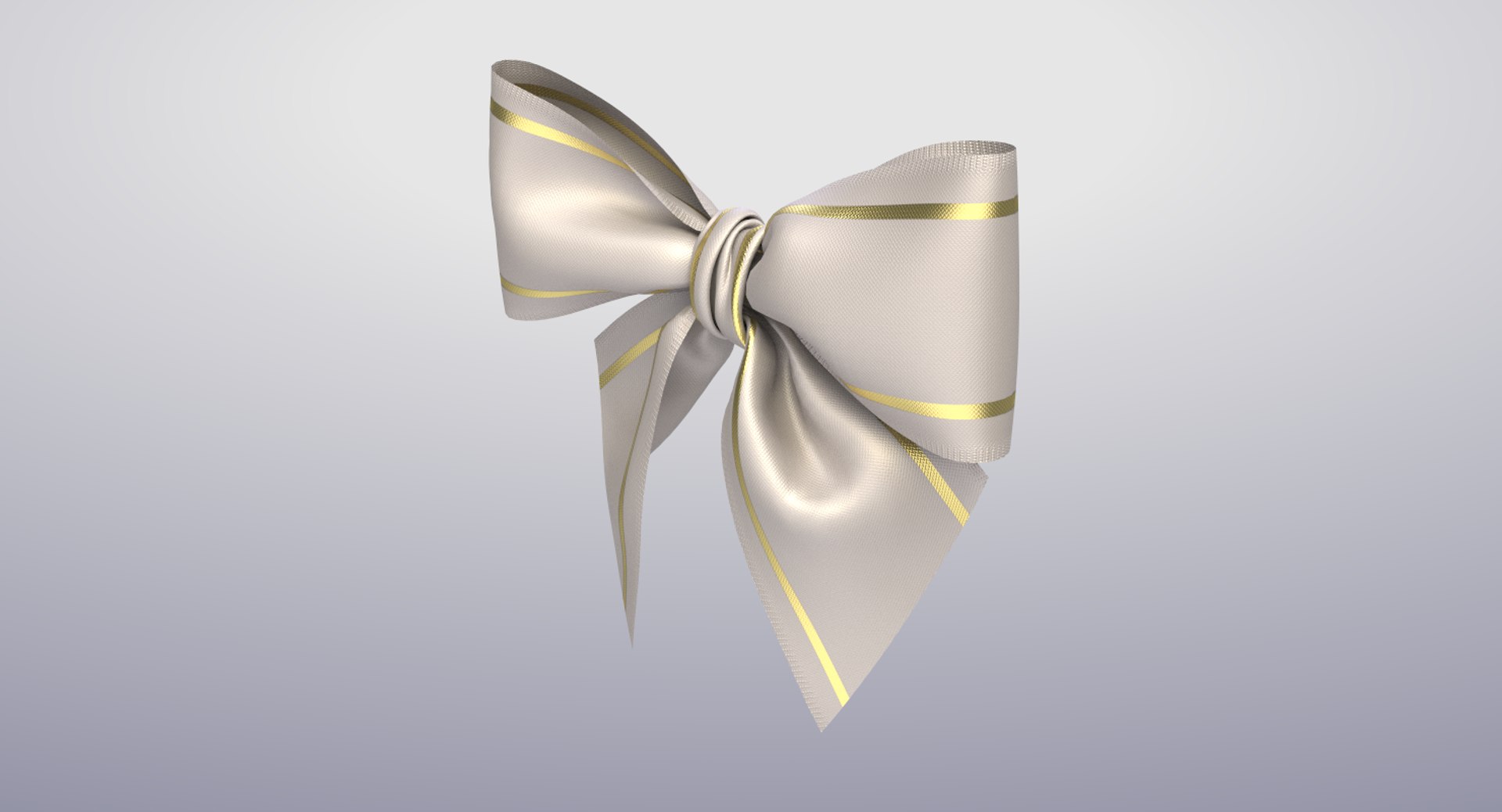 3D Model Realistic Gift Bow - TurboSquid 1174351