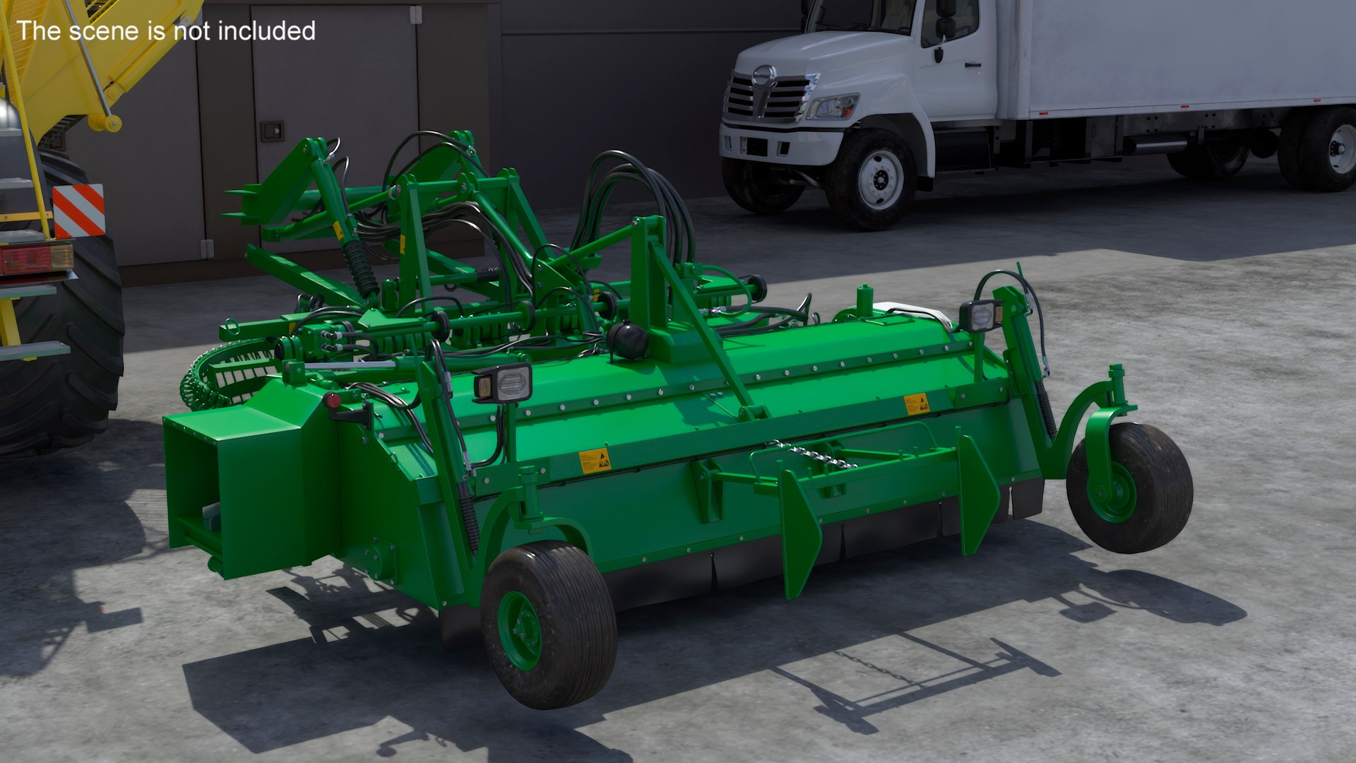 3D Agricultural Beet Harvester Tool Green - TurboSquid 2302359