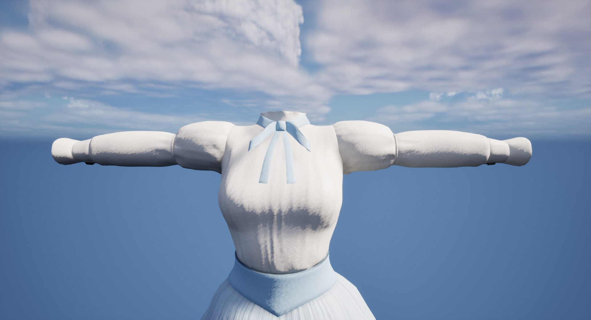 Bustle Dress 3D Model - TurboSquid 2243337