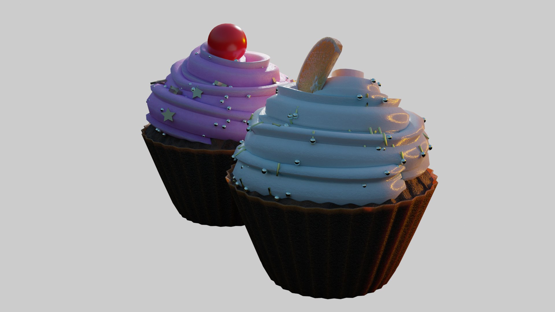 3D Cupcakes Model - TurboSquid 2153232