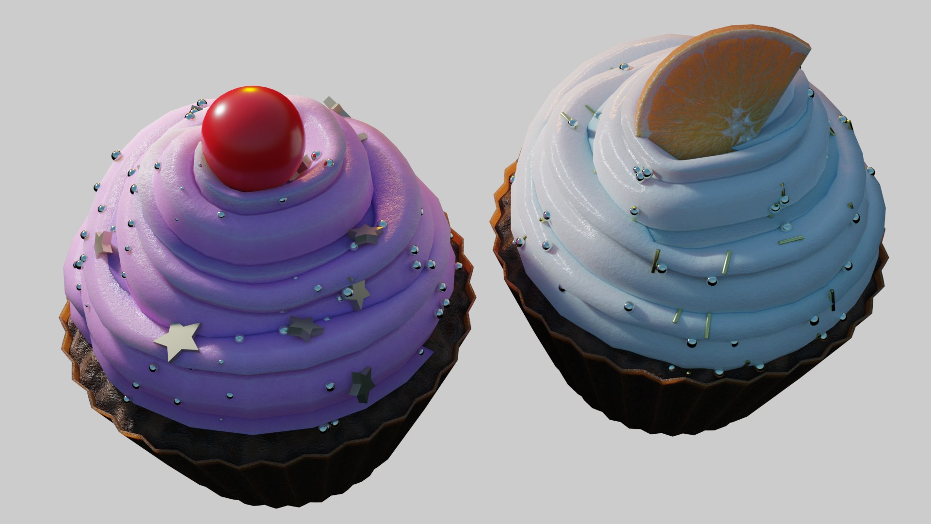 3D Cupcakes Model - TurboSquid 2153232