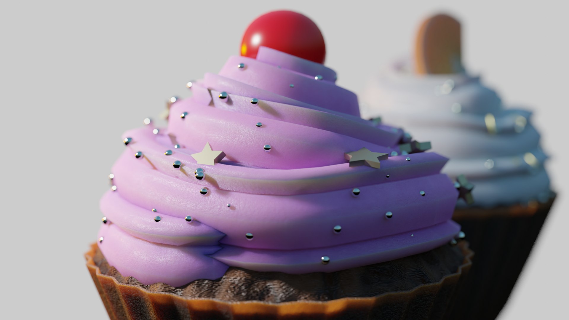 3D Cupcakes Model - TurboSquid 2153232