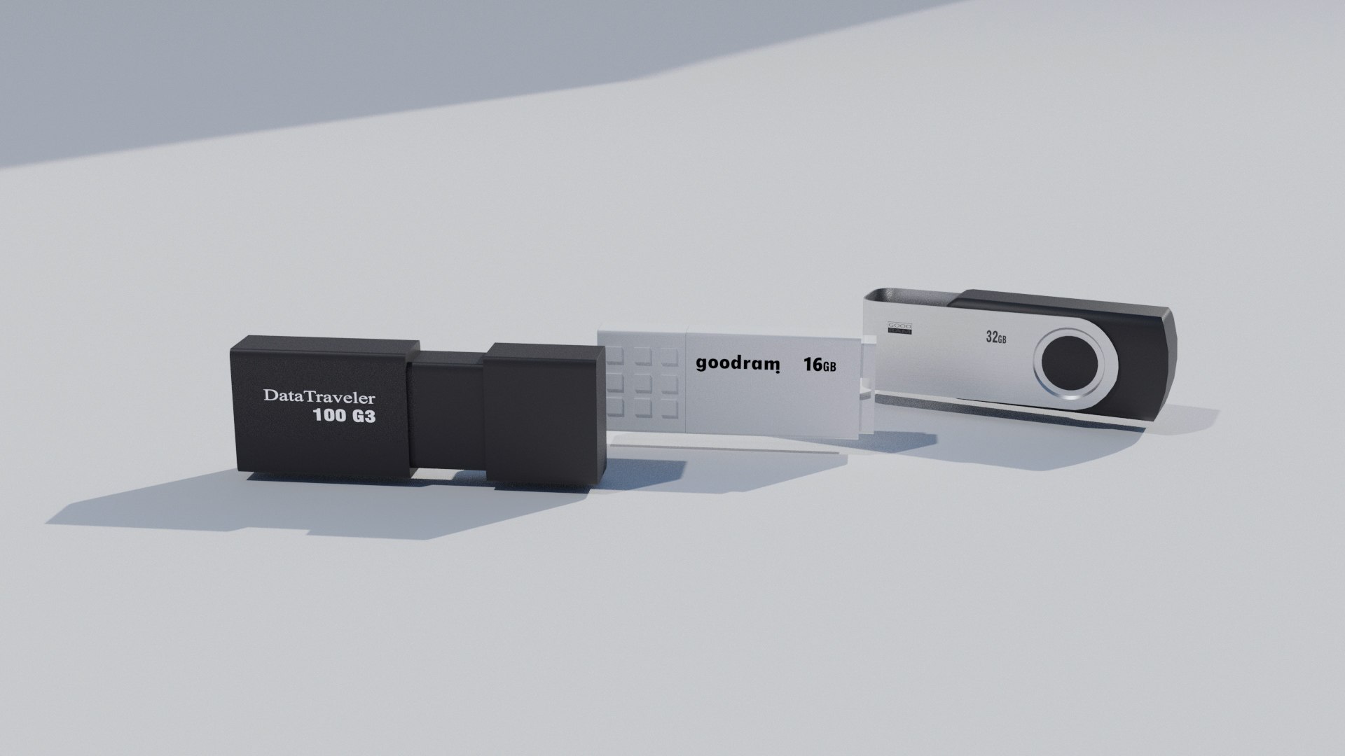 3D Collection Of Flash Drives - TurboSquid 1887436