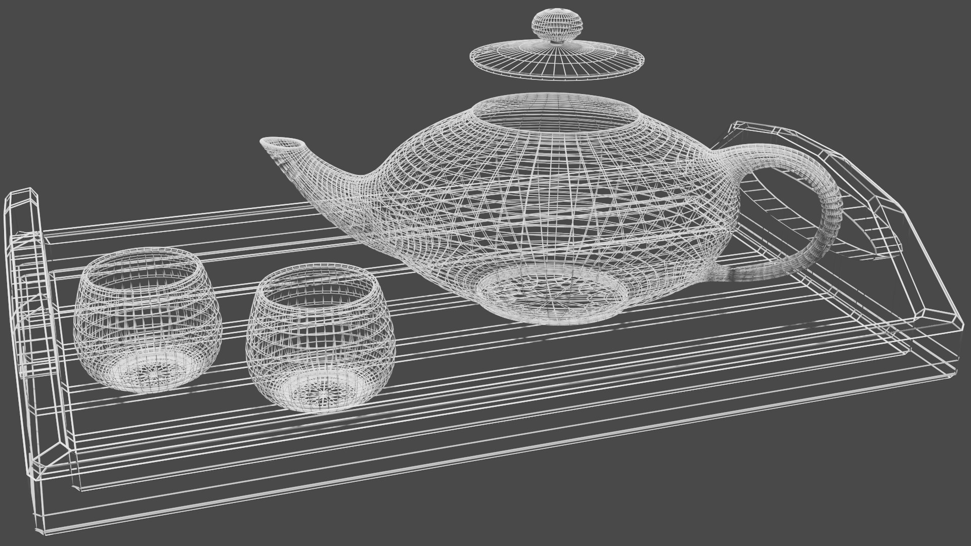 3D Teapot Set Model - TurboSquid 1712317