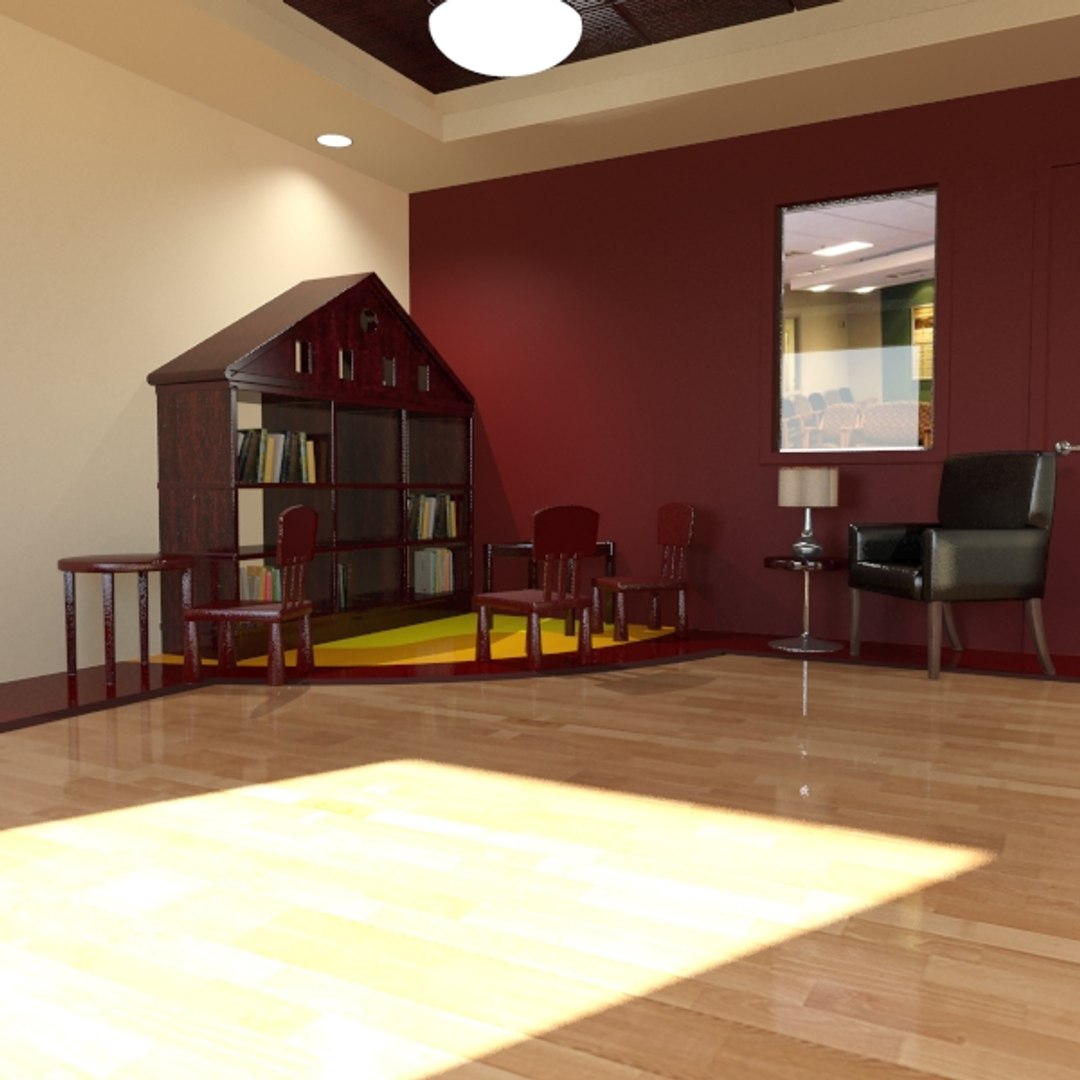 Kids Play Area 3d Model