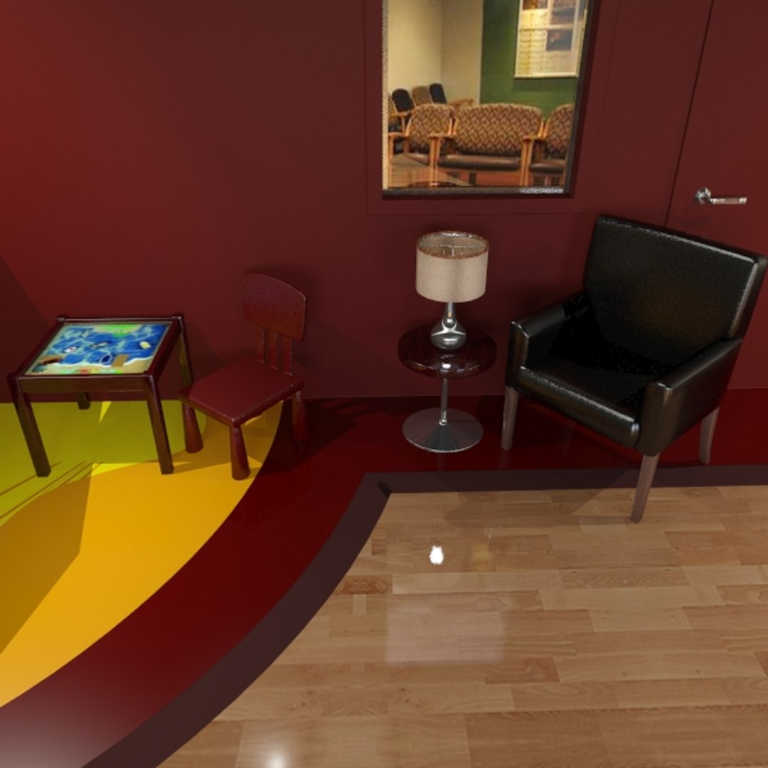 Kids Play Area 3d Model