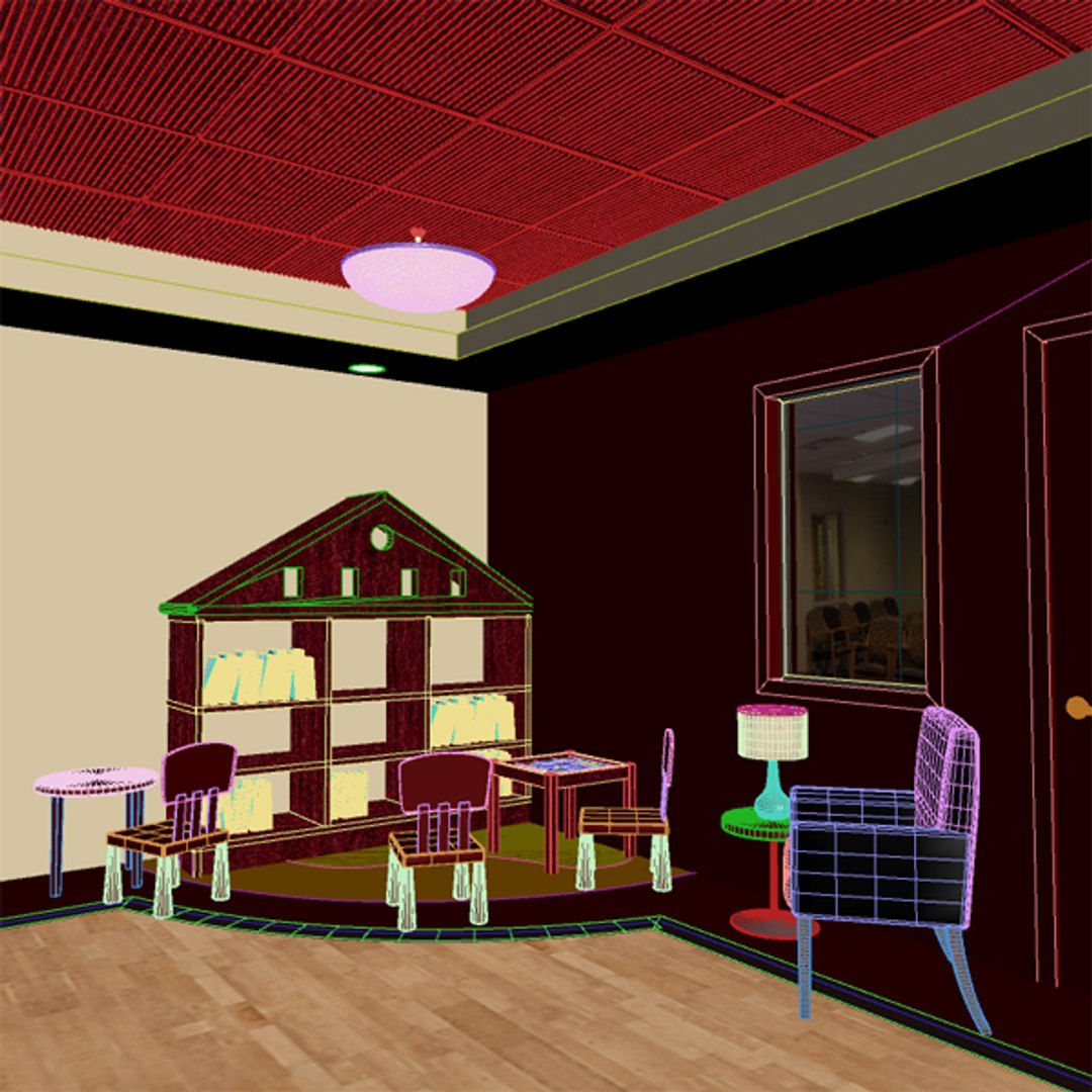 Kids Play Area 3d Model