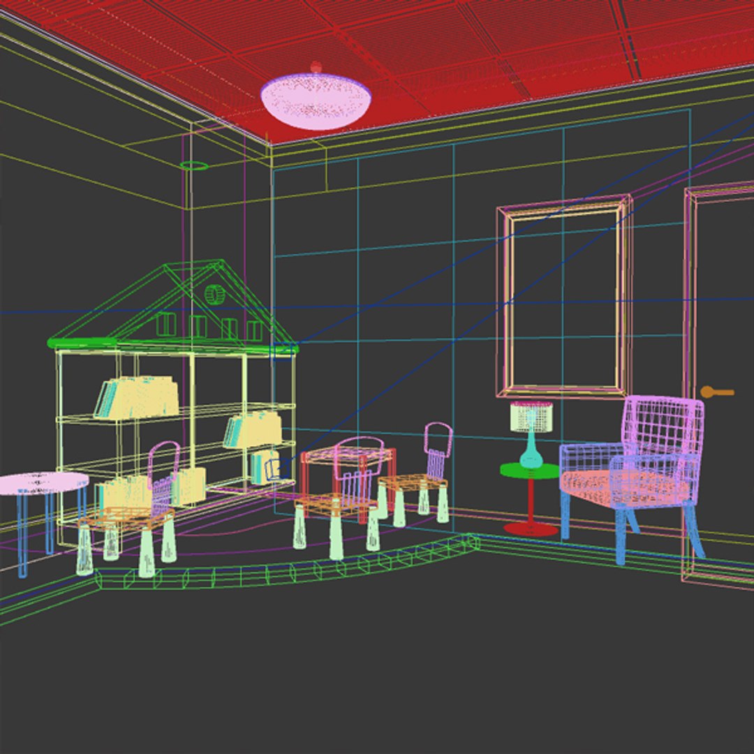 Kids Play Area 3d Model