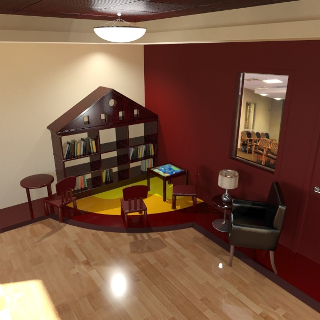 Kids Play Area 3d Model