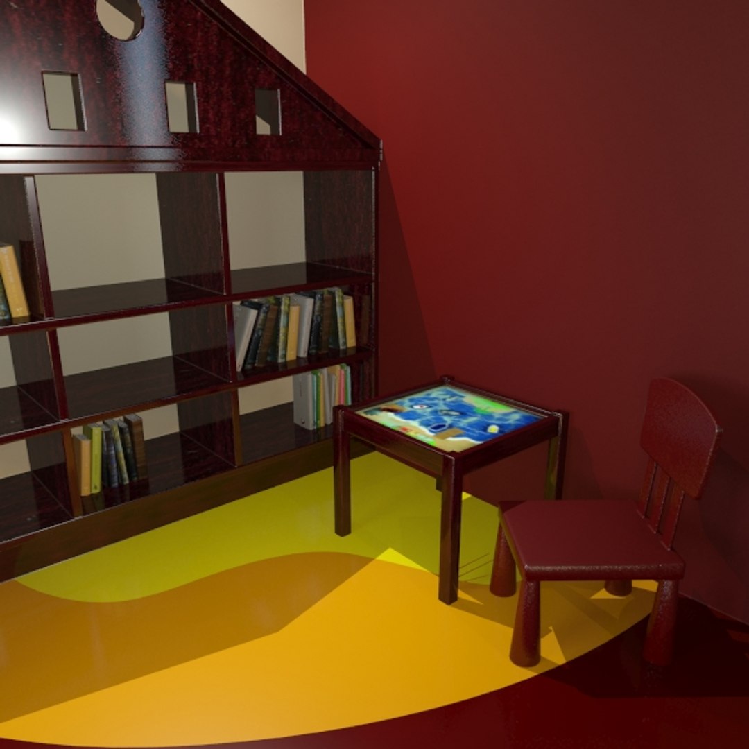 Kids Play Area 3d Model