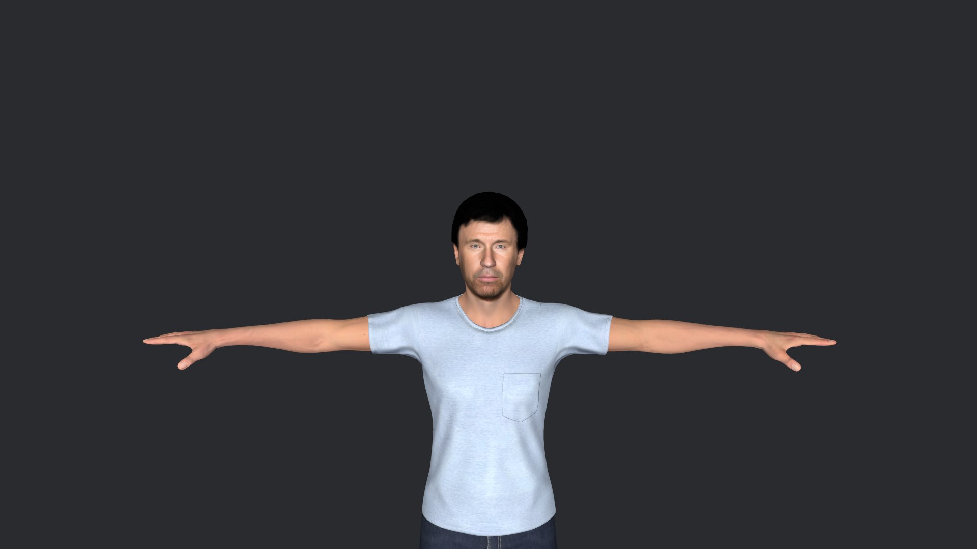 Chuck Norris Hyper Realistic Full Body Fully Rigged 3D Character Model ...