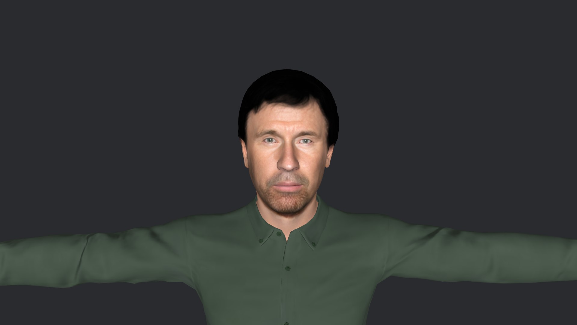 Chuck Norris Hyper Realistic Full Body Fully Rigged 3D Character model ...