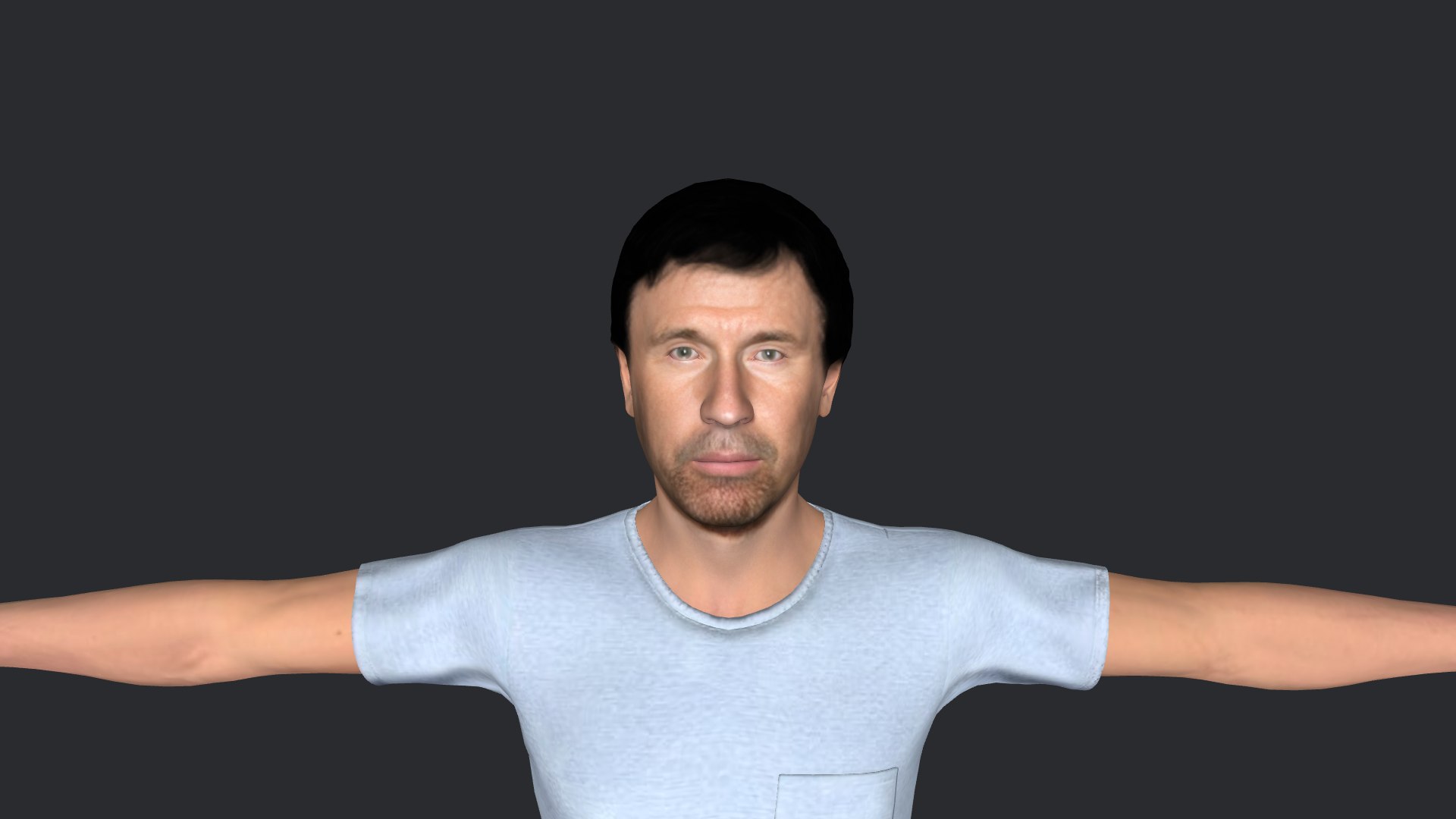 Chuck Norris Hyper Realistic Full Body Fully Rigged 3D Character Model ...