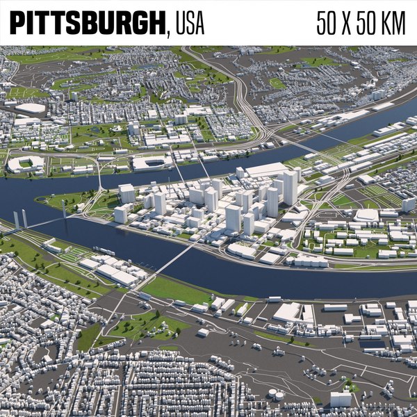 3D Pittsburgh Models | TurboSquid