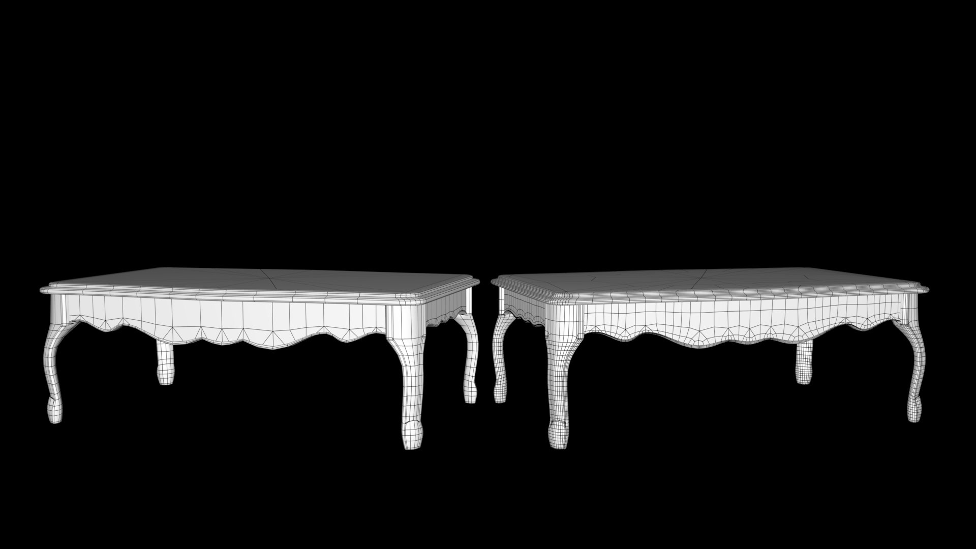 3D Antique Wooden Table - TurboSquid 1820541