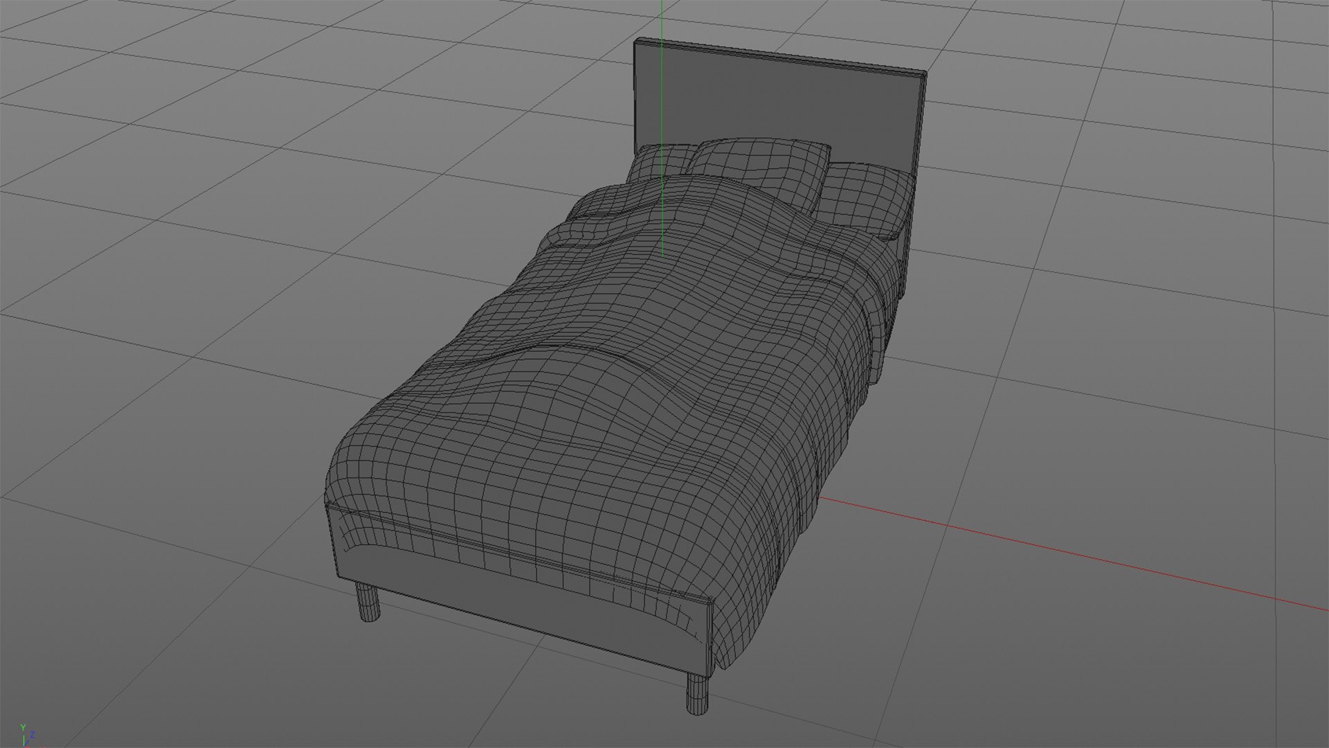Cartoon Bed 3D Model - TurboSquid 1988427