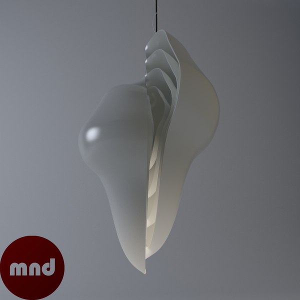 lamp hanging shells 3d model