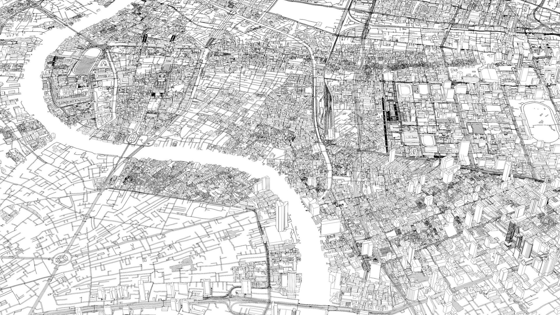 Bangkok Thailand - City And Urban 3D Model - TurboSquid 2210226