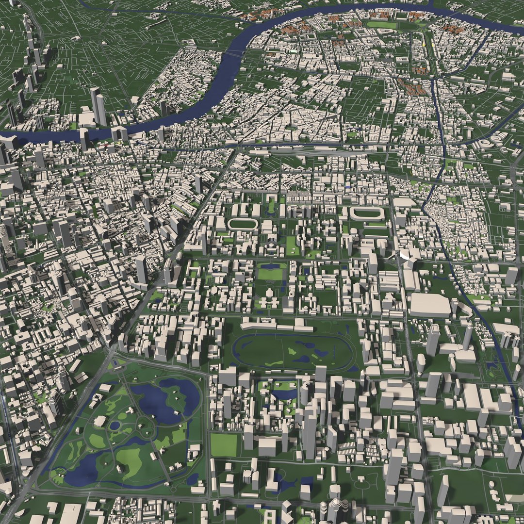 Bangkok Thailand - City And Urban 3D Model - TurboSquid 2210226