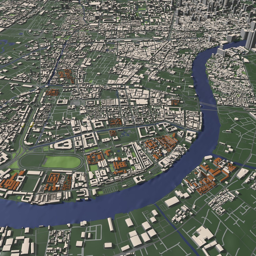 Bangkok Thailand - City And Urban 3D Model - TurboSquid 2210226