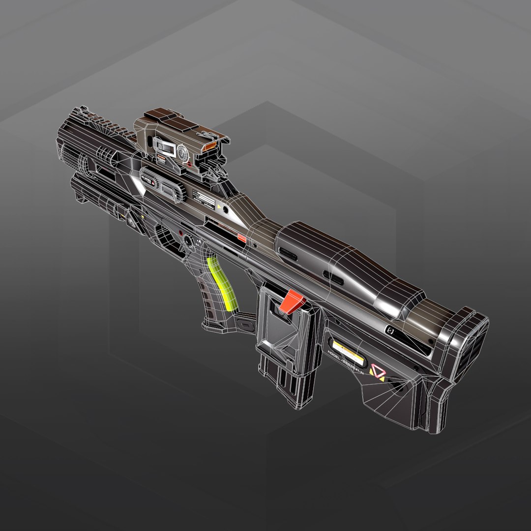 Sf Machinegun Ak5 3D Model - TurboSquid 1310064