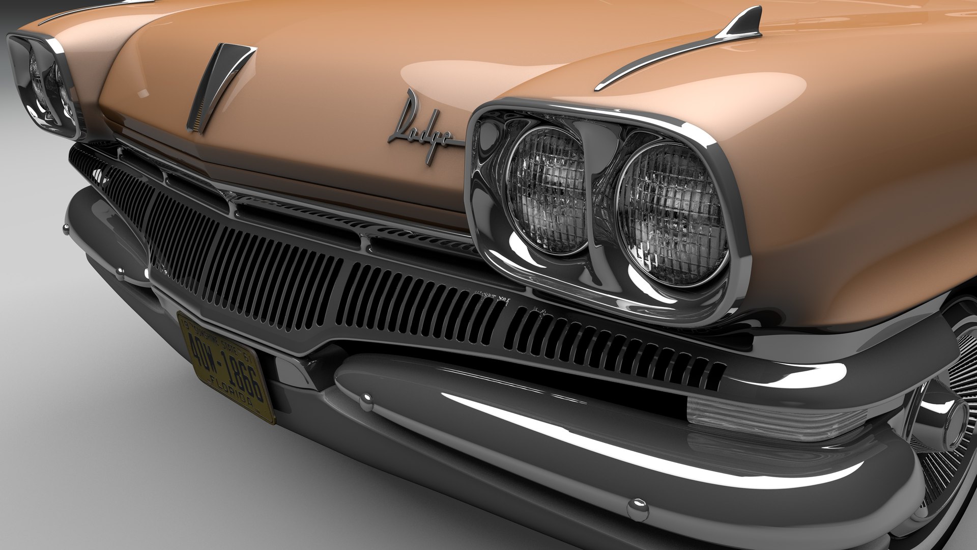 3D Phoenix Coupe Dodge - TurboSquid 1596480