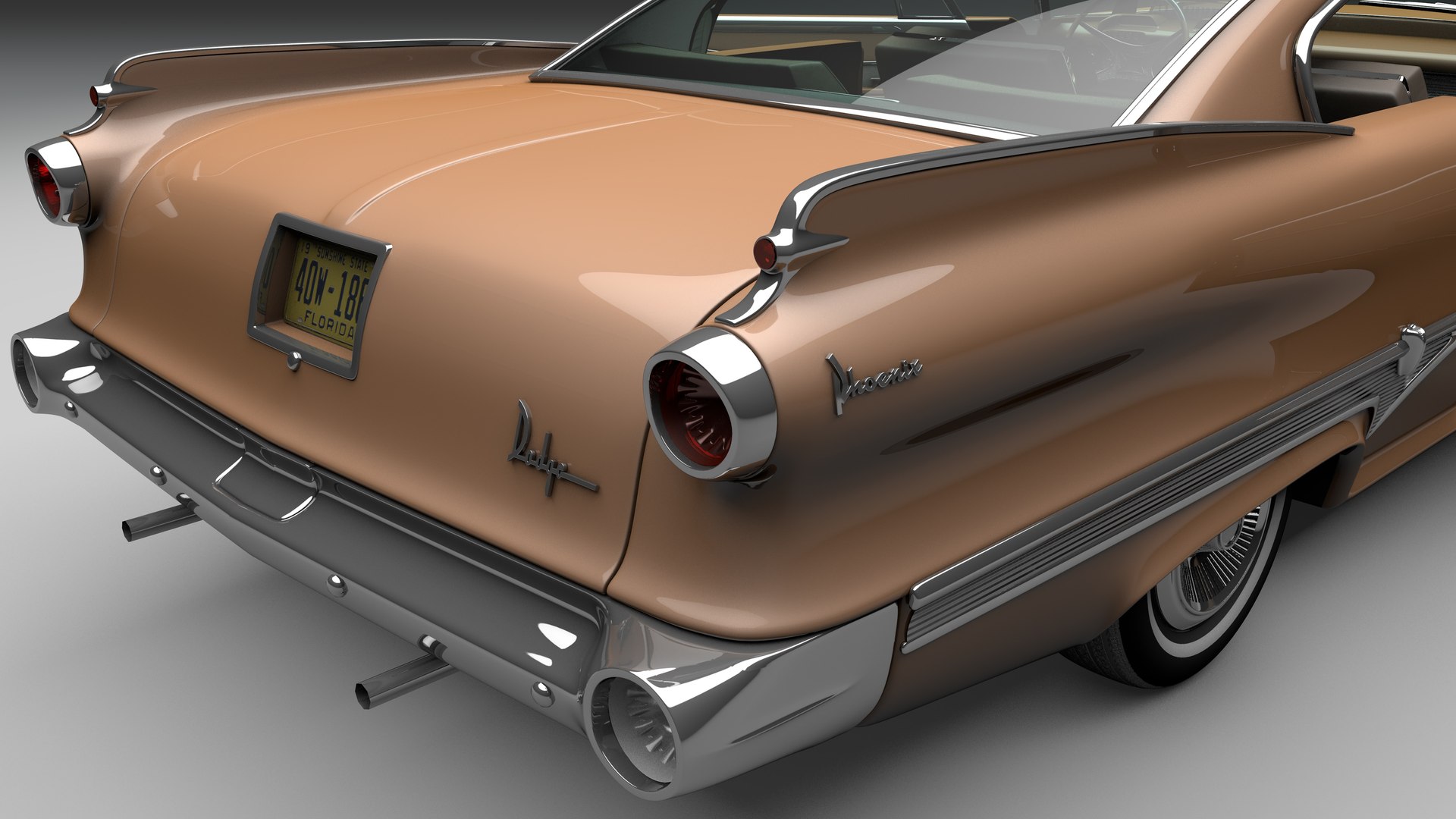 3D Phoenix Coupe Dodge - TurboSquid 1596480