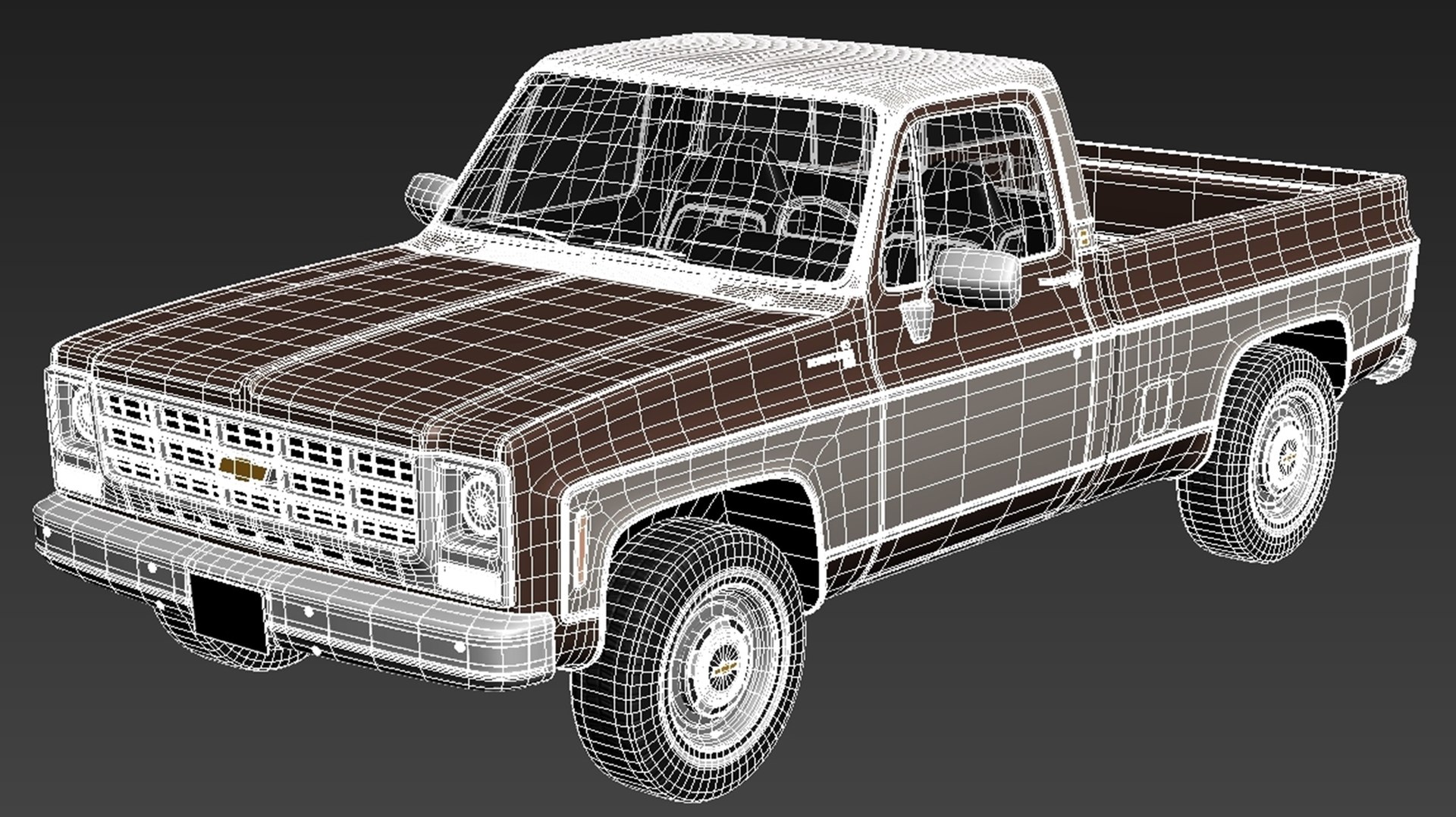 Chevrolet C-10 1979 3D Model - TurboSquid 2214506