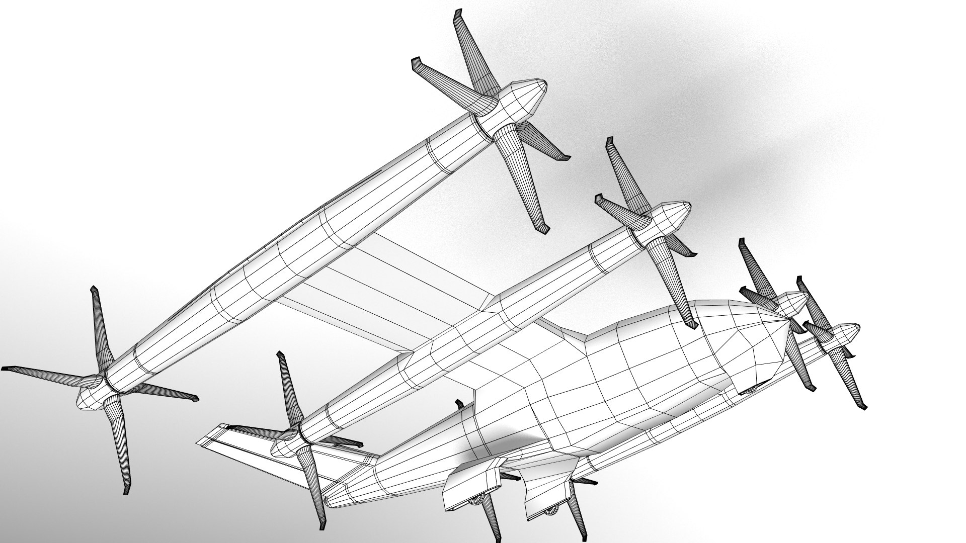 Hyundai S-A2 eVTOL air taxi 3D model - TurboSquid 2183219