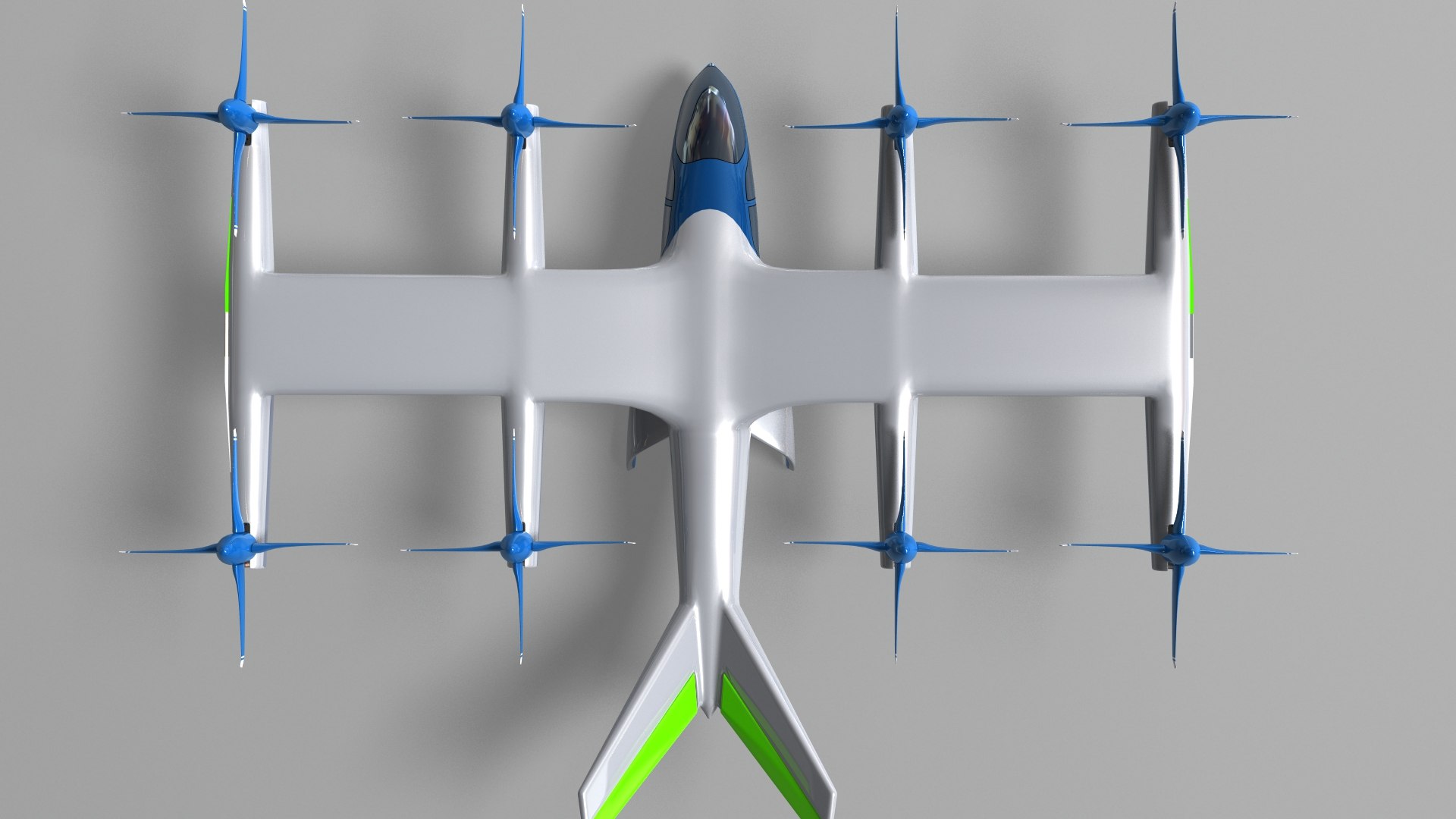 Hyundai S-A2 eVTOL air taxi 3D model - TurboSquid 2183219