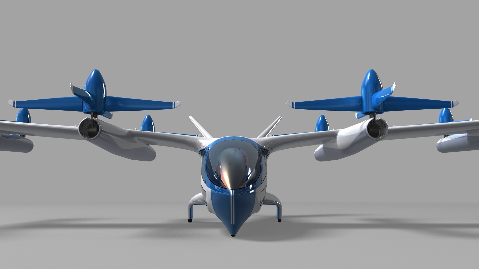 Hyundai S-A2 eVTOL air taxi 3D model - TurboSquid 2183219