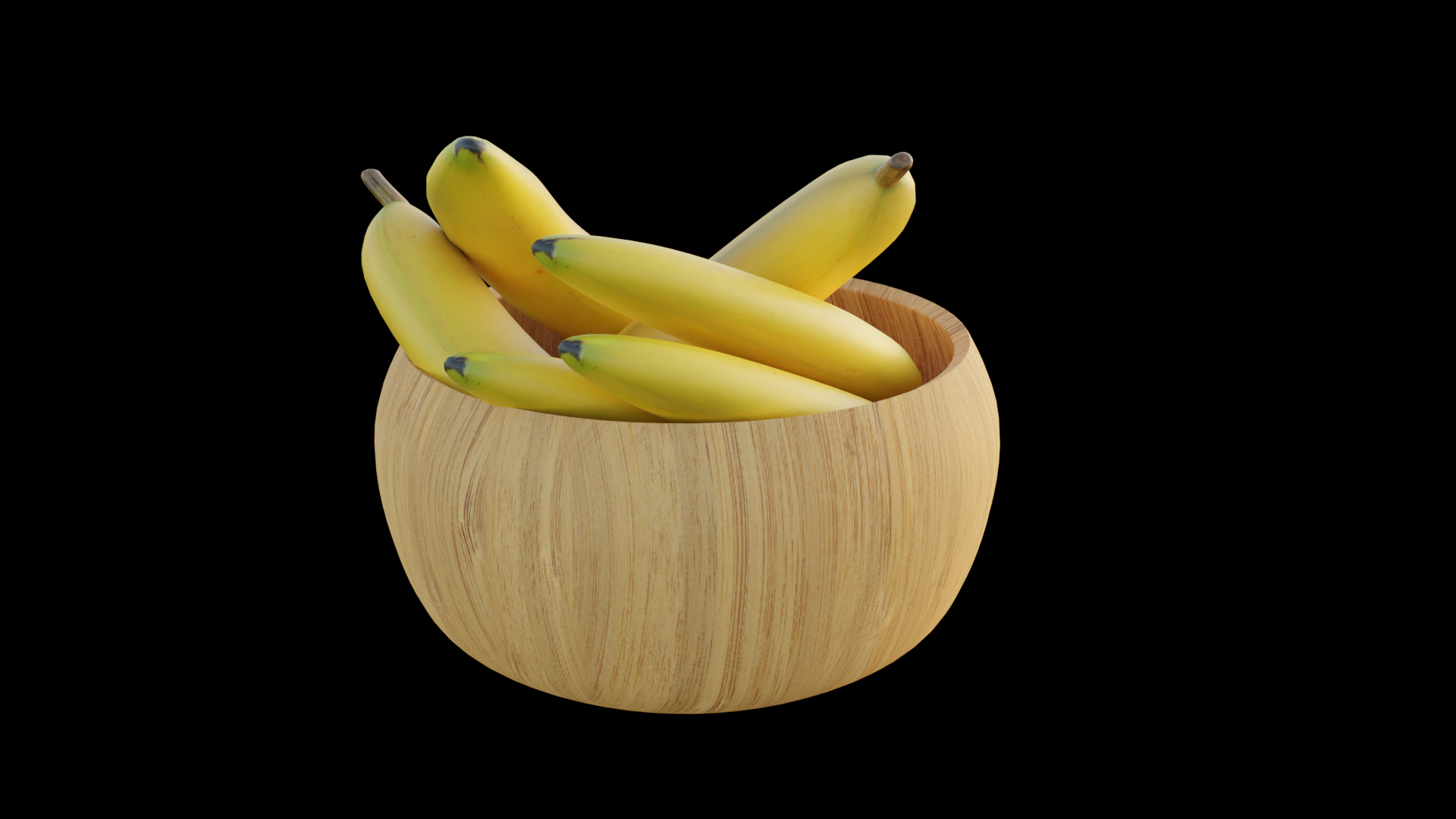 Banana Plate Model - TurboSquid 1631033