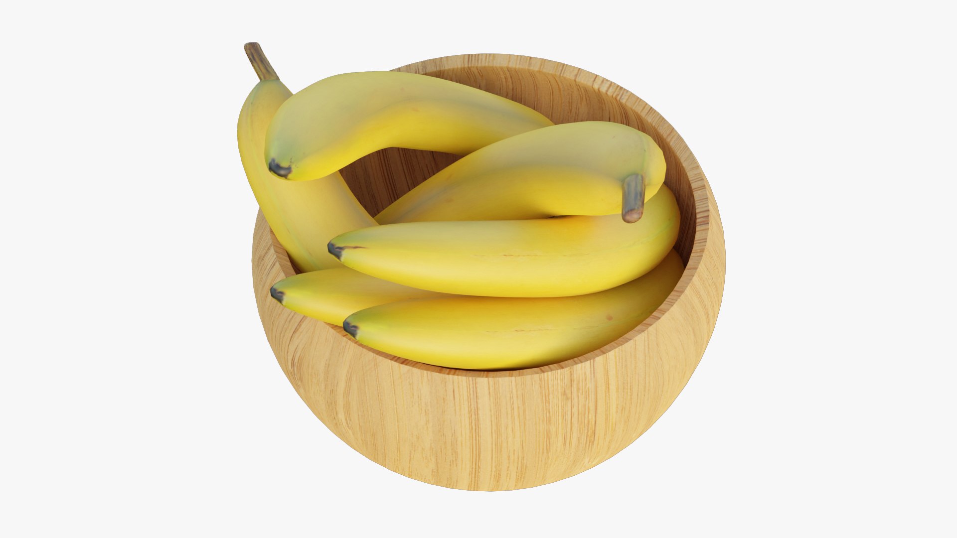 Banana Plate Model - TurboSquid 1631033