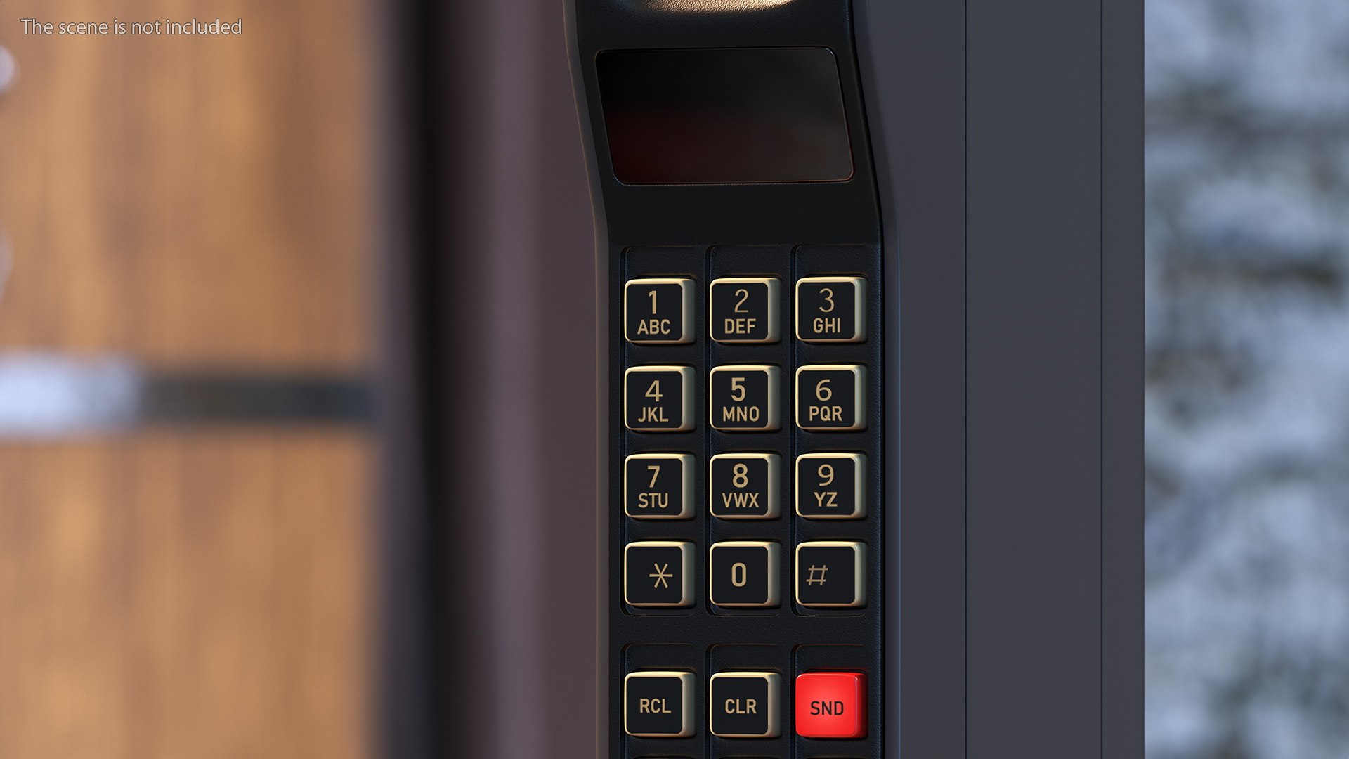 3D Vintage Analogue Cell Phone model - TurboSquid 1794524