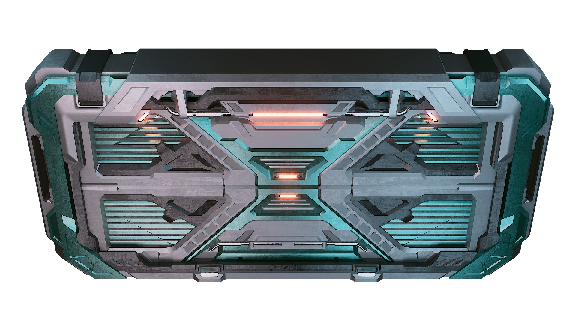 Sci-fi Door Draft 3D - TurboSquid 2194546