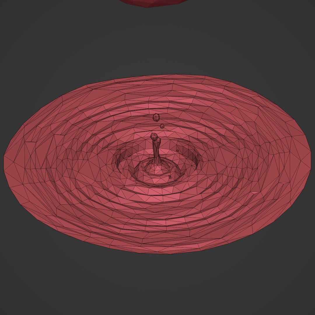 3d Splash Paint Model